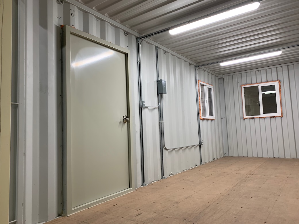 Shipping Container Lighting | Shipping Container Modifications | Get ...